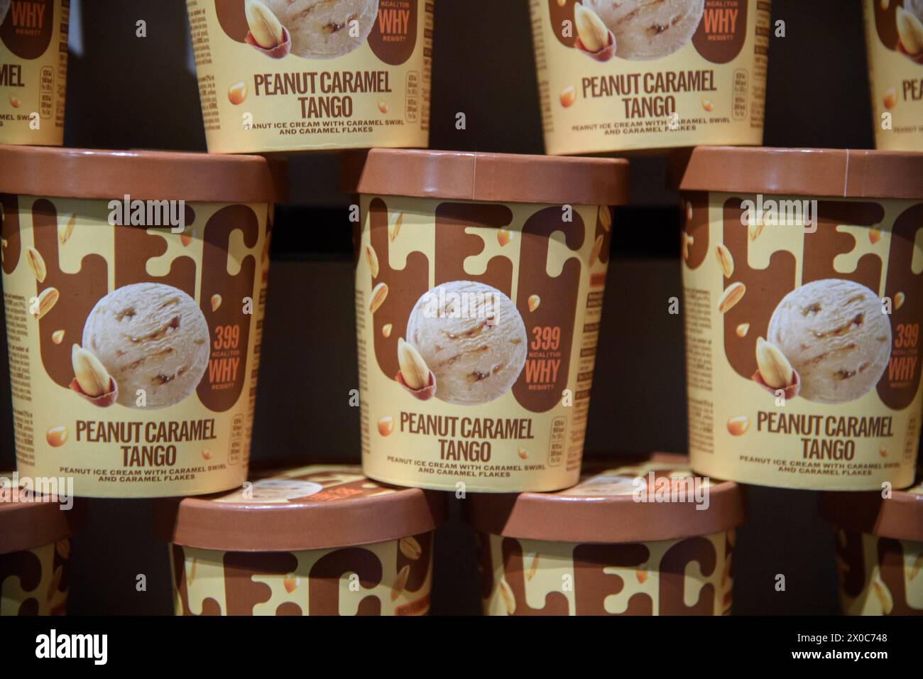 Milano, Italia. 11th Apr, 2024. Presentazione della linea di gelati Lec ...