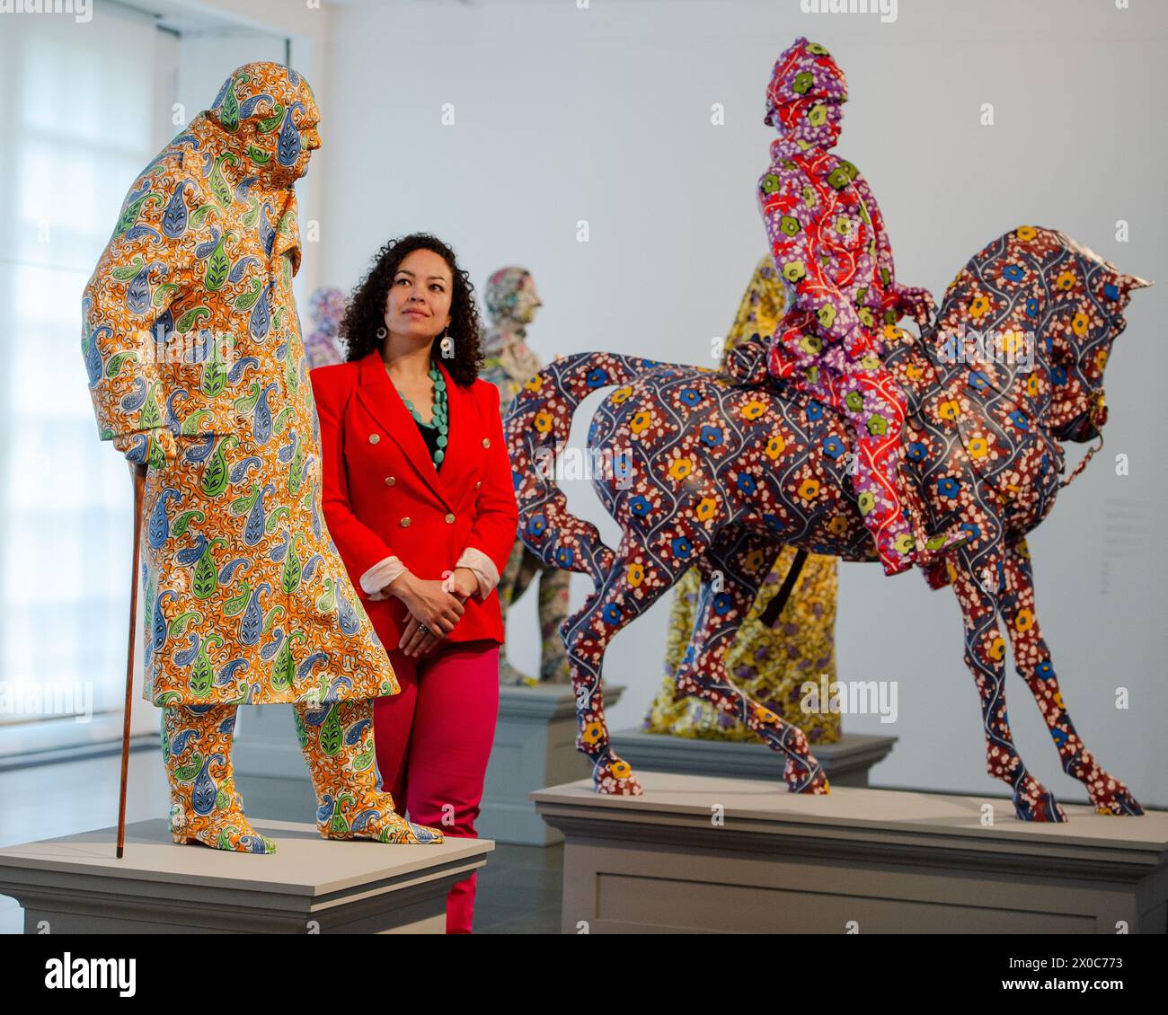 London, England, UK. 11th Apr, 2024. Exhibitions Curator TAMSIN HONG ...