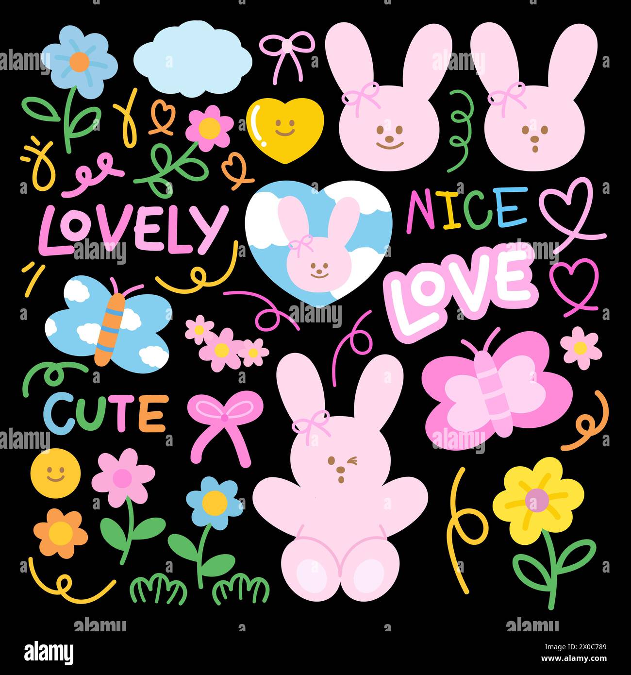 Cartoon kid wallpaper hi-res stock photography and images - Alamy