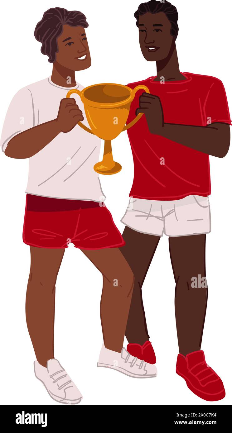 Career growth man hold Cut Out Stock Images & Pictures - Alamy