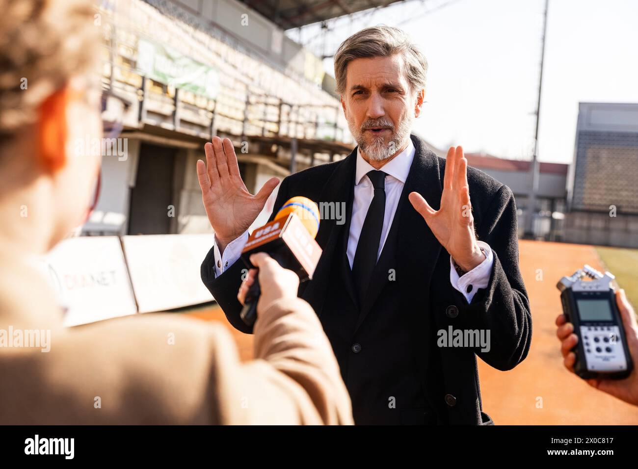 Football speech hi-res stock photography and images - Alamy