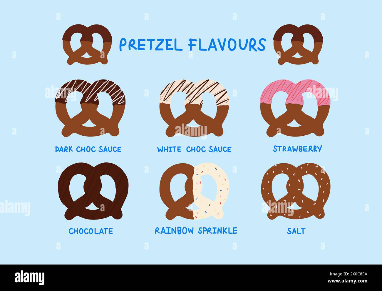 Different sweet baking Stock Vector Images - Alamy