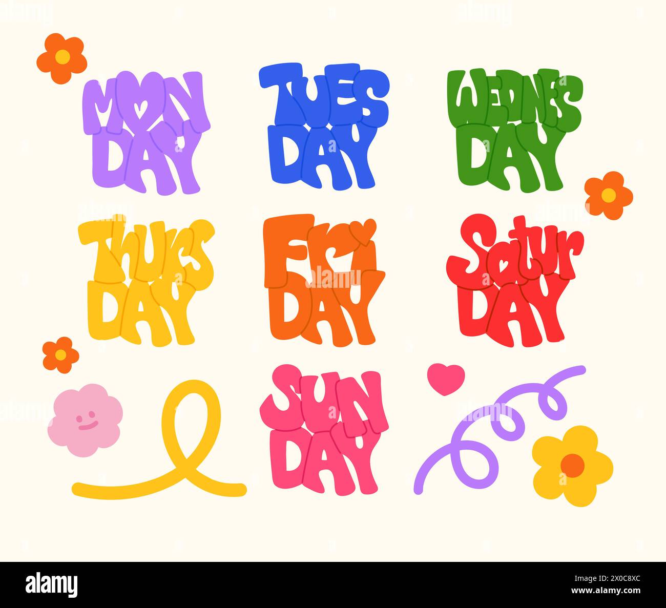 Saturday sunday calendar Stock Vector Images - Alamy