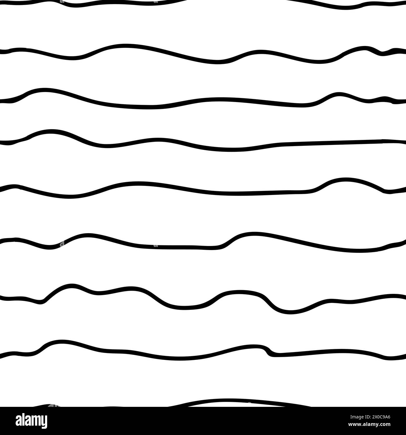 Horizontal lines abstract print seamless pattern Stock Vector Image ...