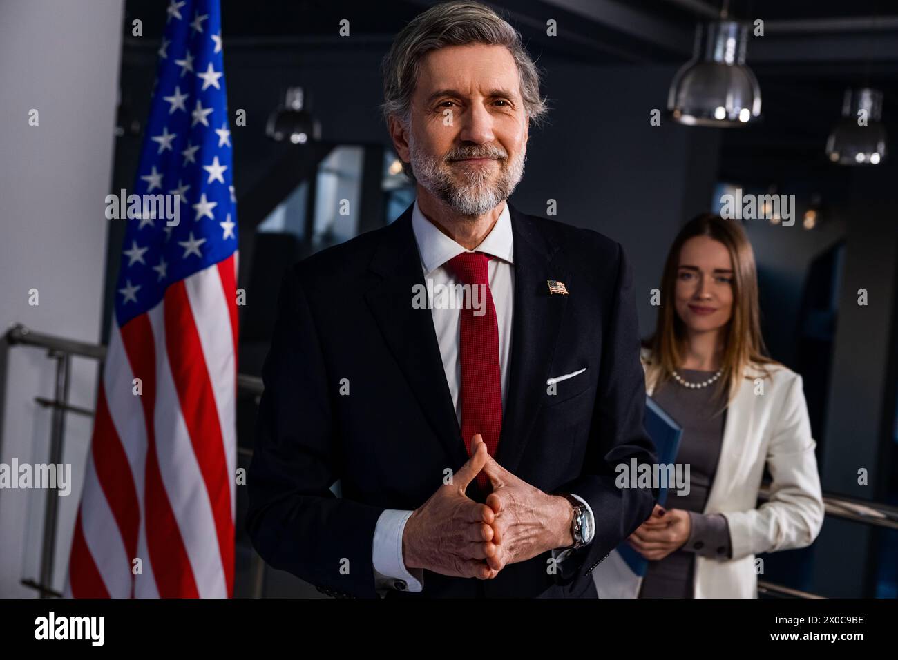 New President of the United States comes to journalists and media ...