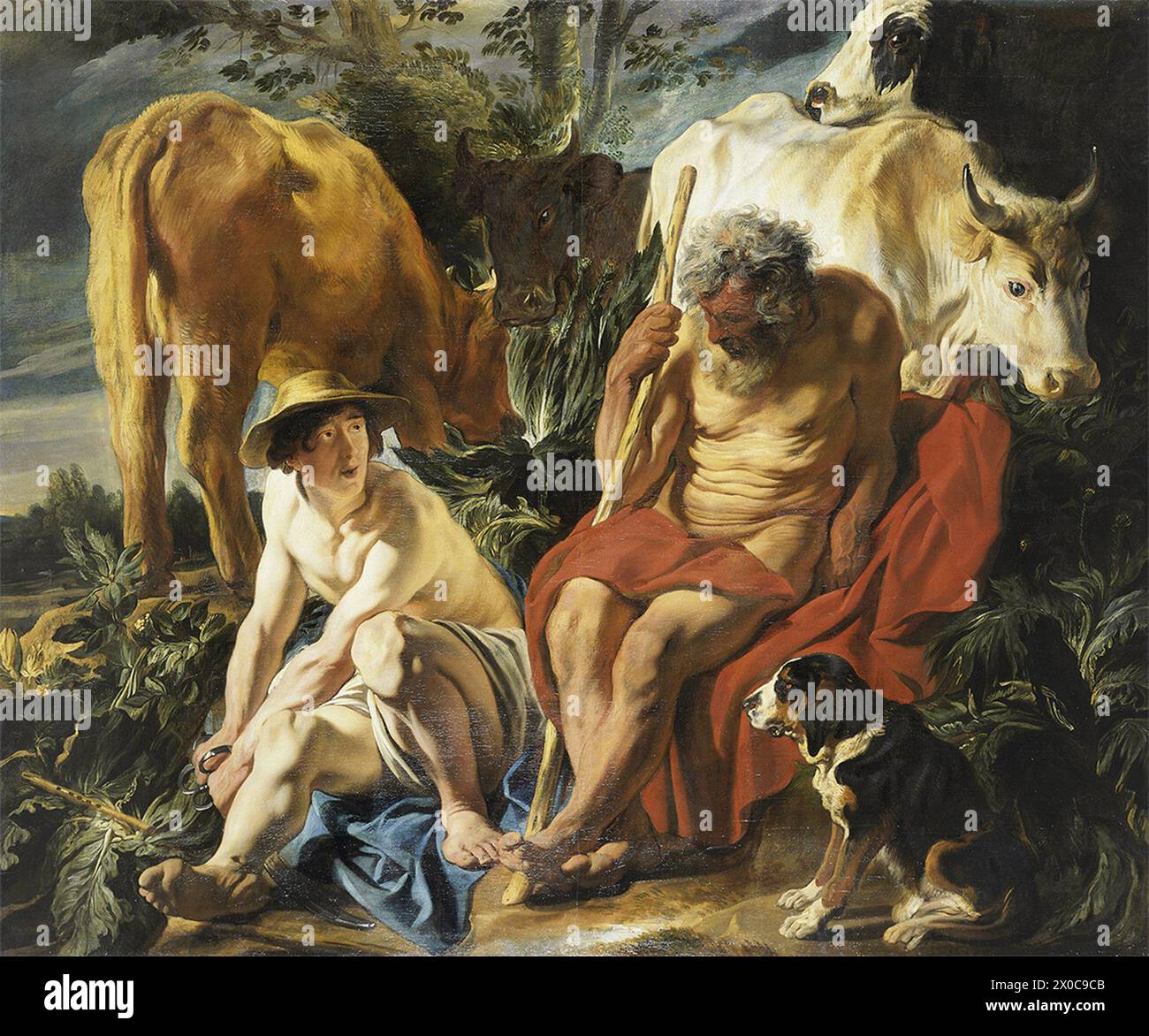 Mercury and Argus is an oil painting on canvas executed ca. 1620 by the ...