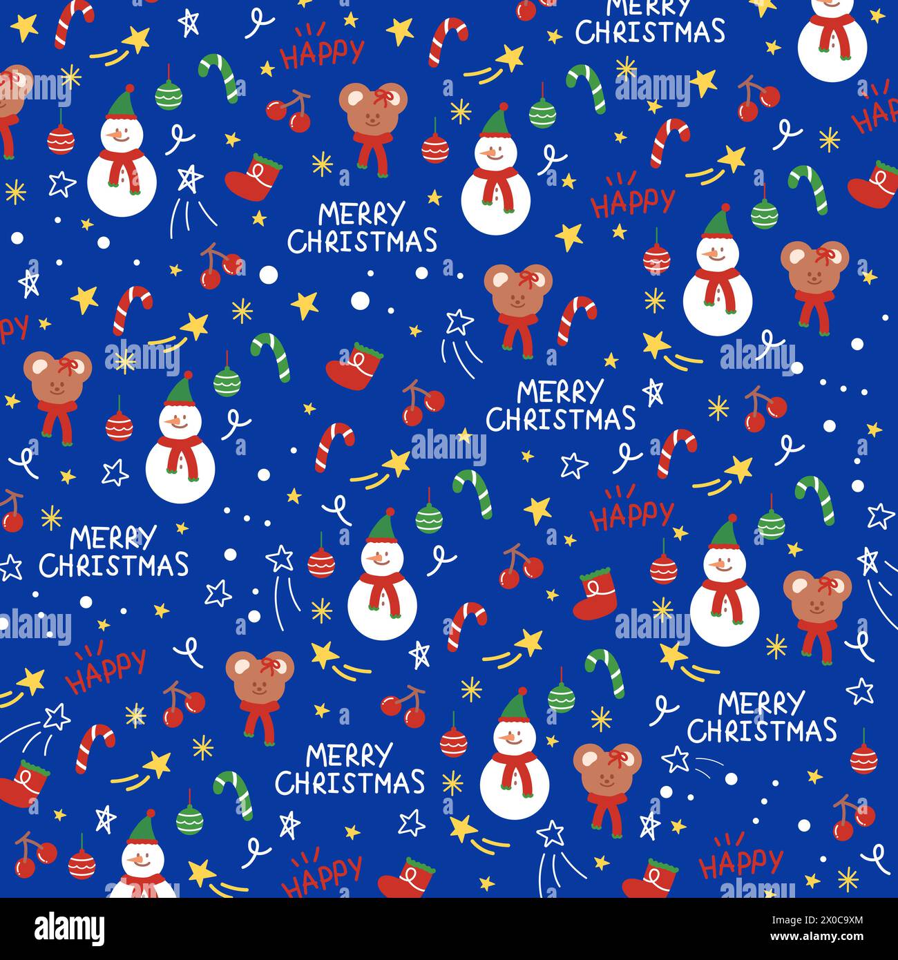 Festive christmas fabric Stock Vector Images - Alamy