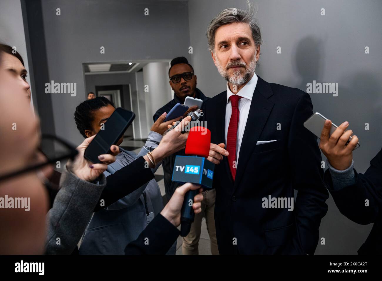 Tracking shot man walking in hi-res stock photography and images - Alamy