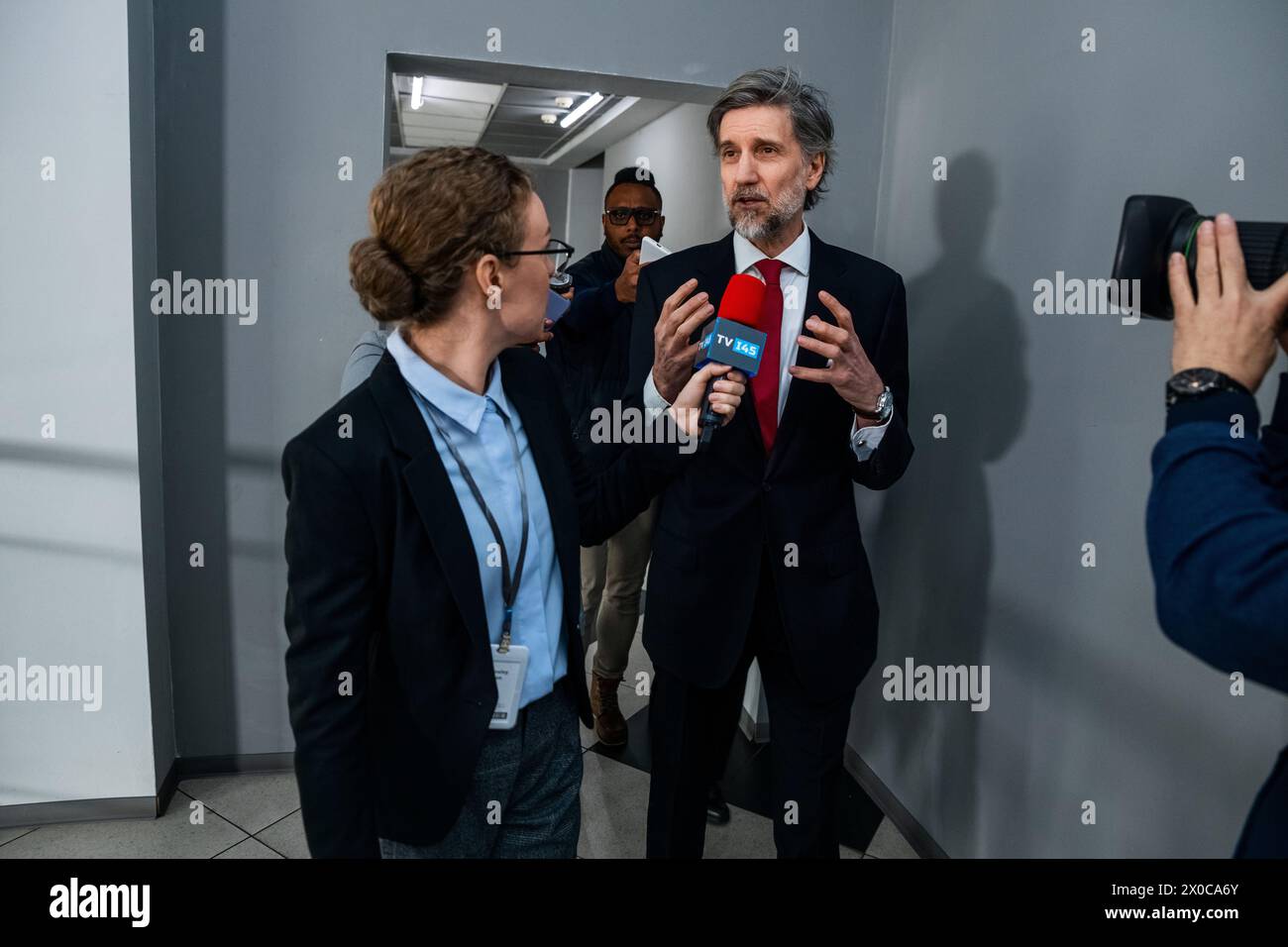 Tracking shot man walking in hi-res stock photography and images - Alamy
