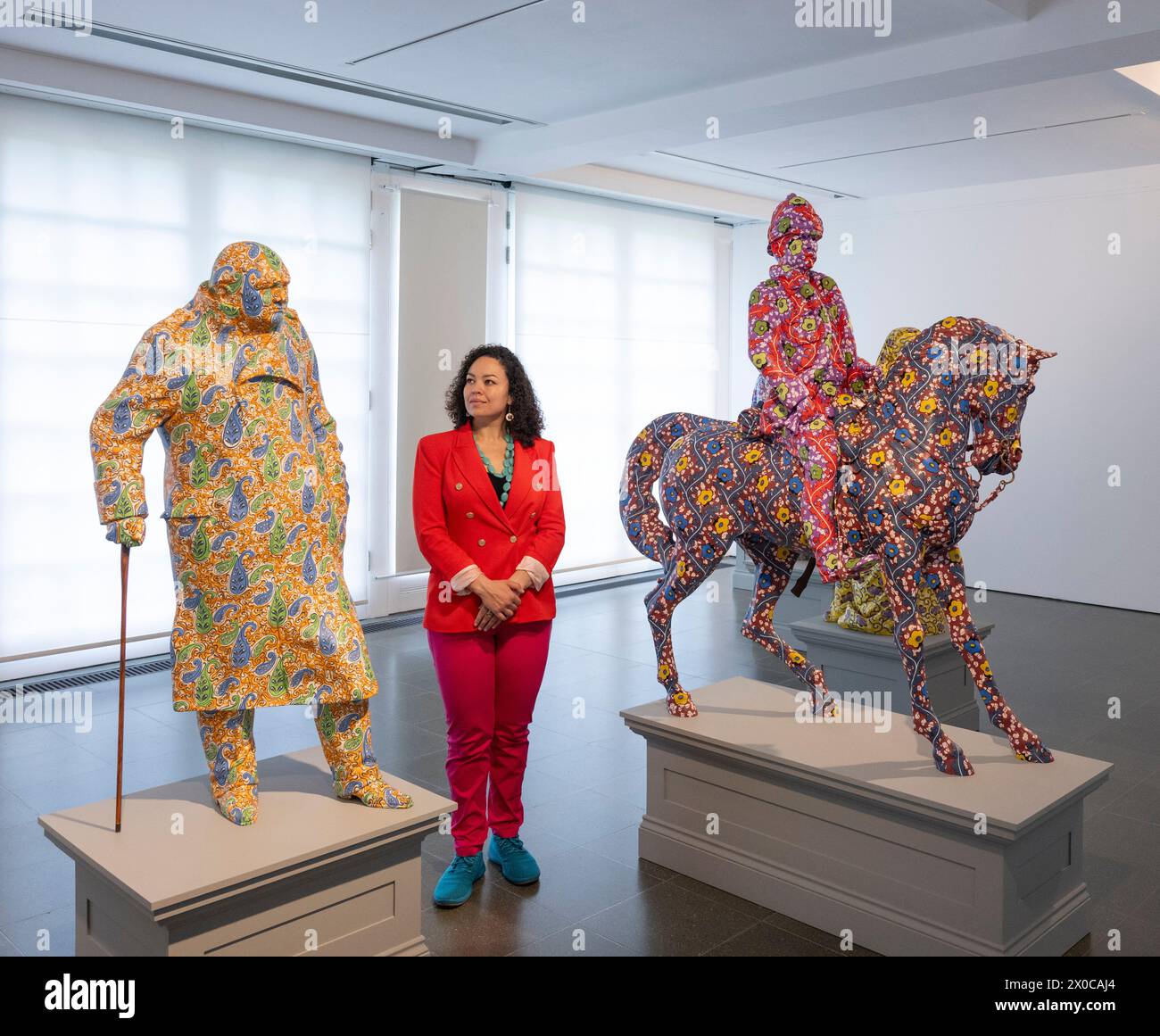 Serpentine South, London, UK. 11th April, 2024. Yinka Shonibare CBE ...