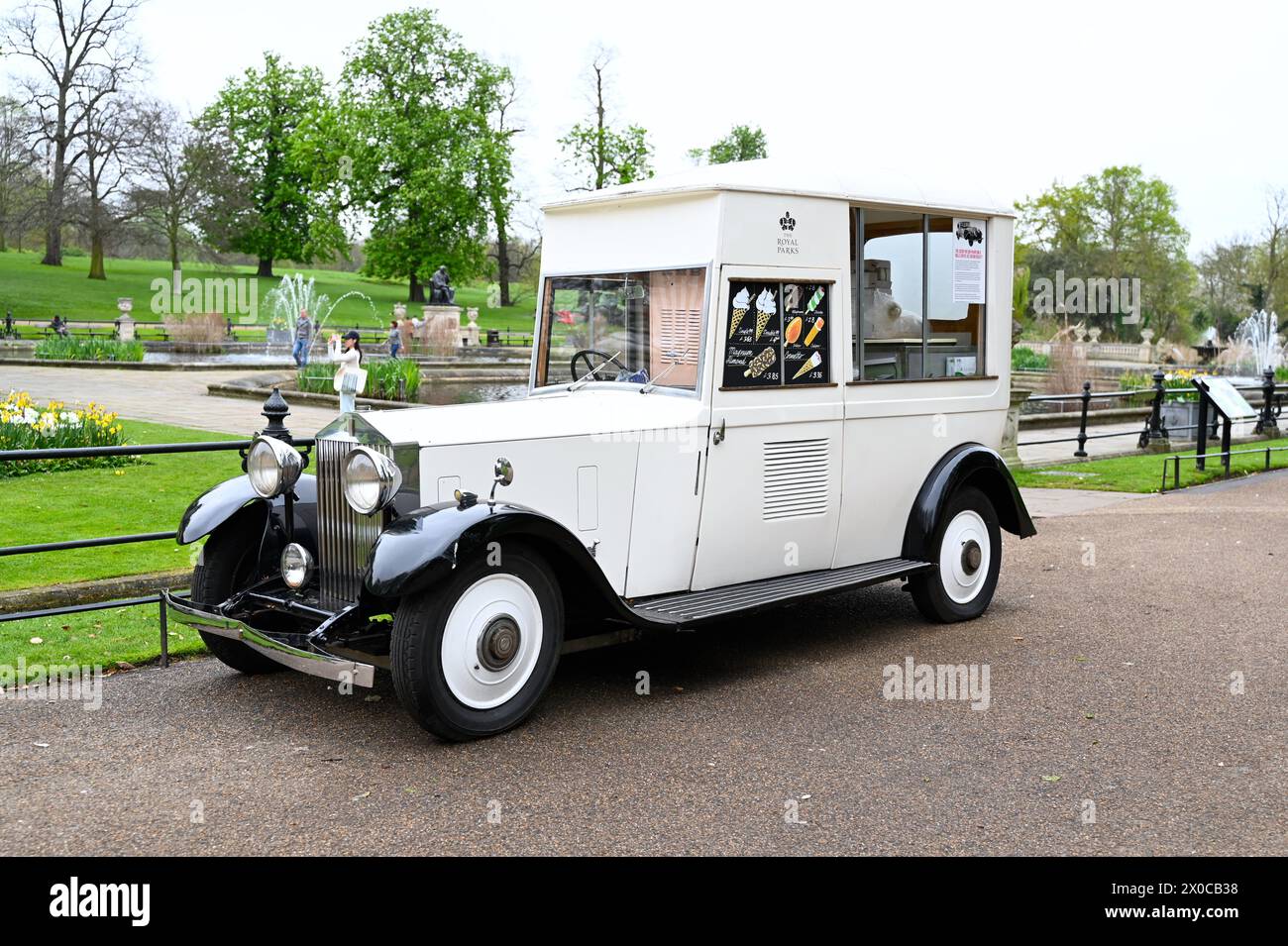 The Phantom 11 Rolls-Royce Ice Cream van was parked at the Italian ...