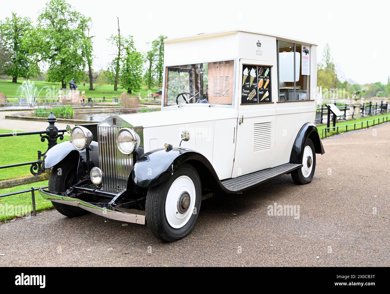 The Phantom 11 Rolls-Royce Ice Cream van was parked at the Italian ...
