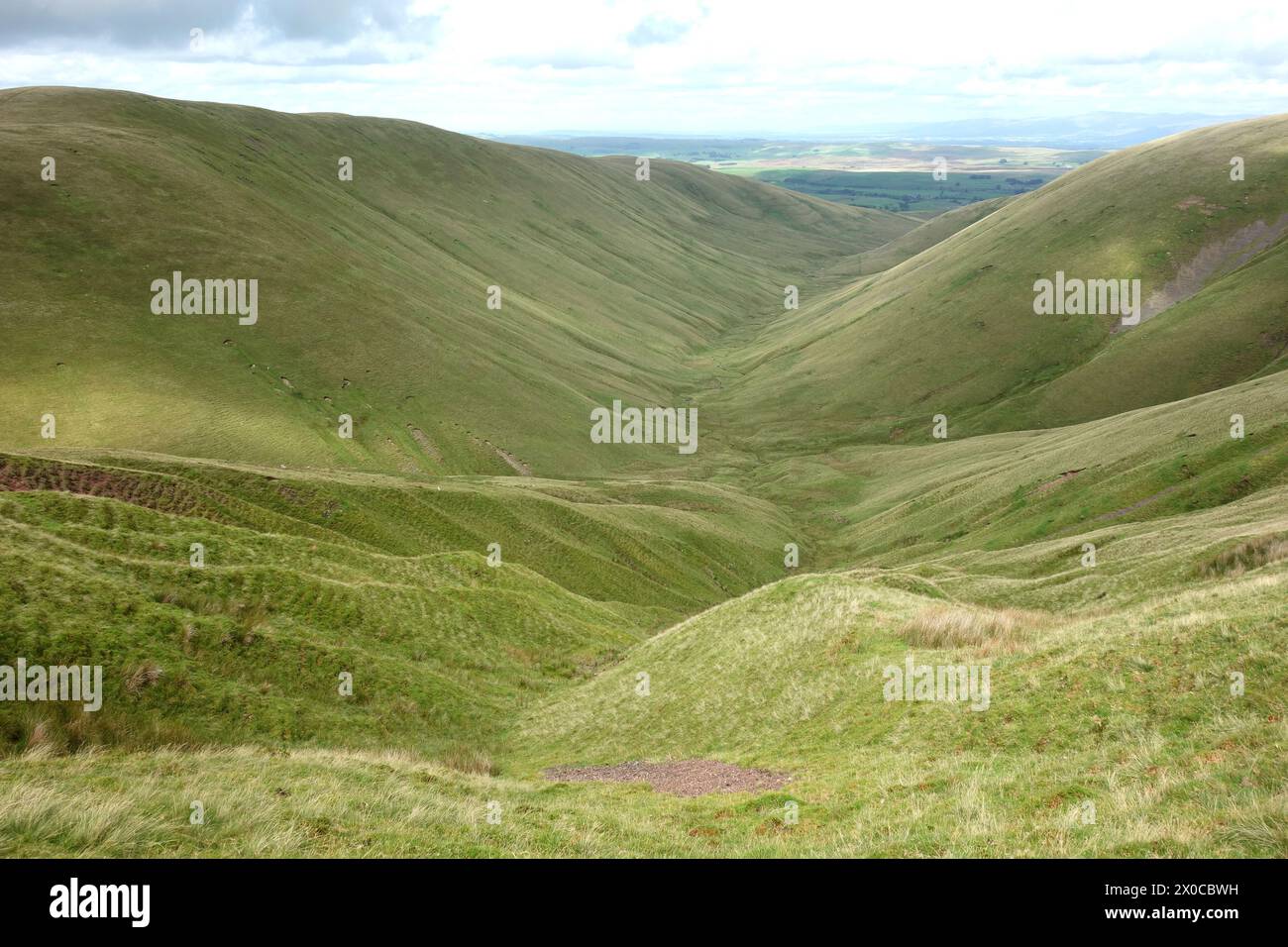 The Weasdale Valley from Spengill Head between 'Randygill Top' and ...