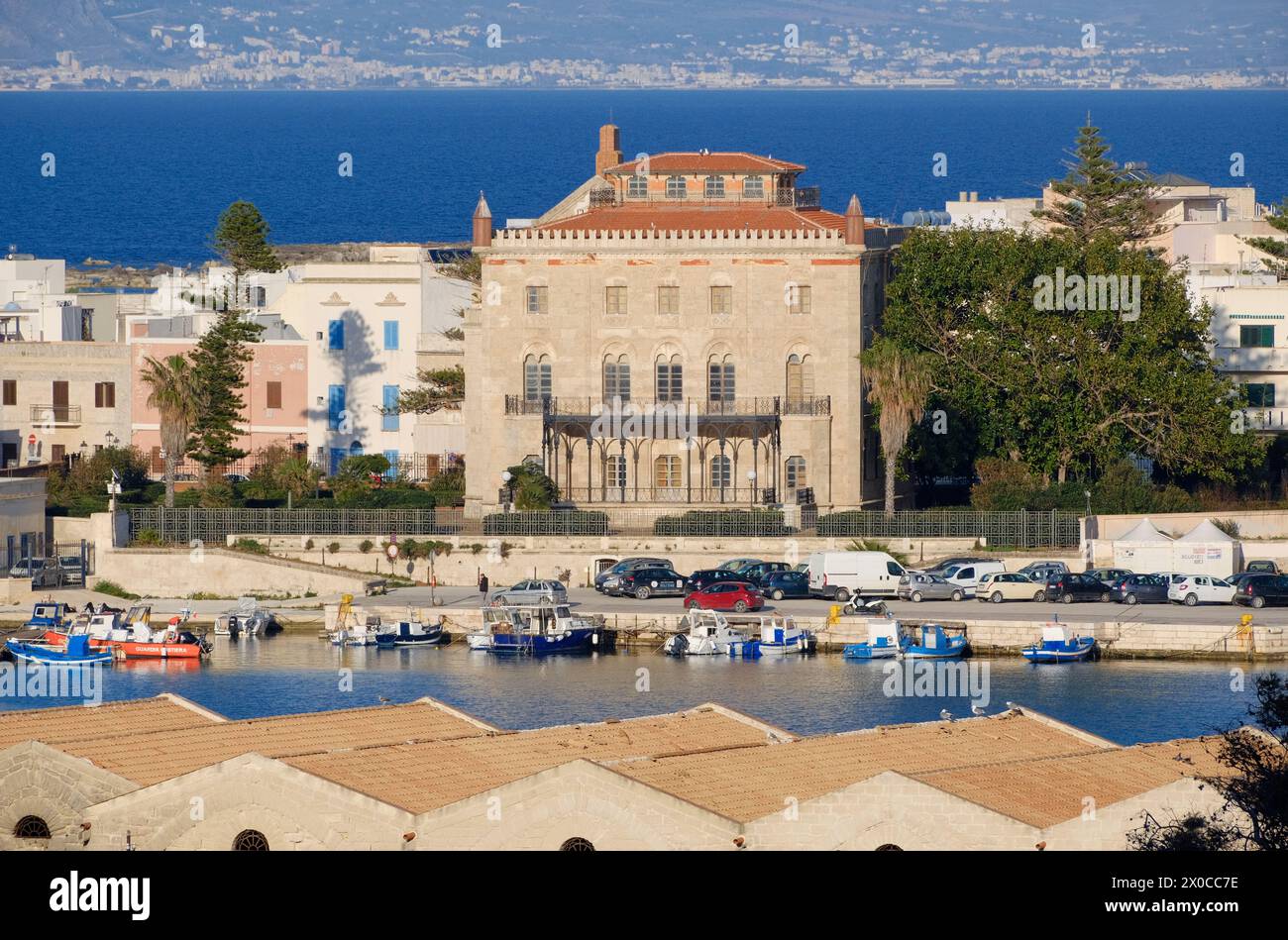 Itali, sicily, mediterranean sea, Egadi archipelago, Favignana island ...
