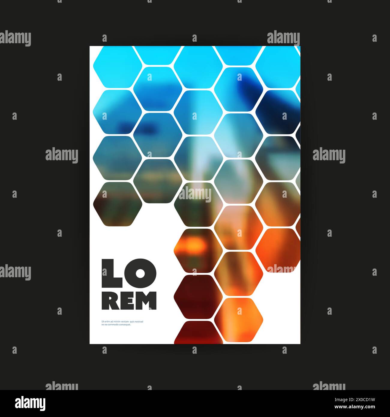 Blue, Red and White Modern Style Flyer or Cover Design for Your ...