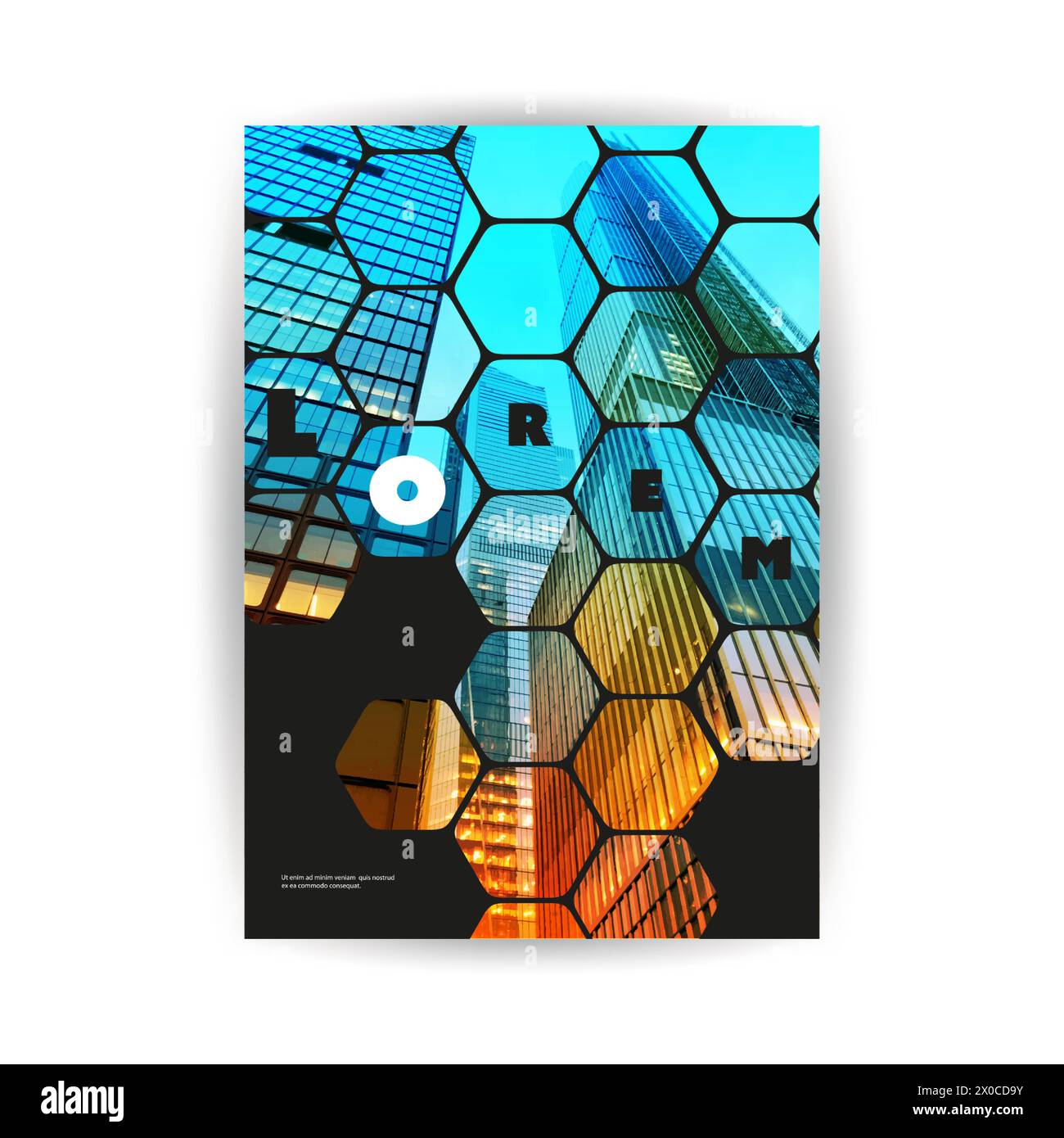 Modern Style Flyer or Cover Design for Your Business with Skyscraper ...