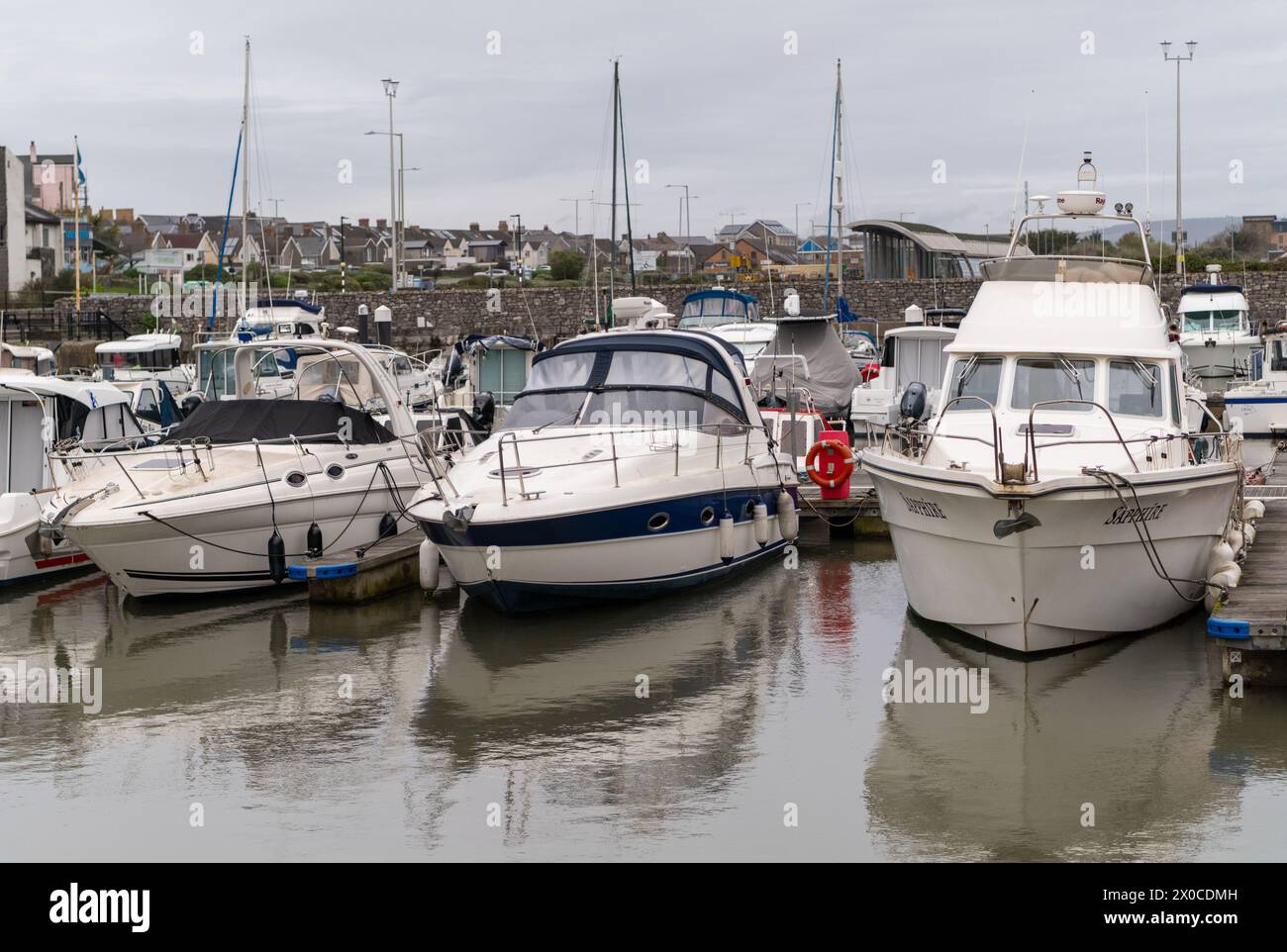 Boats at Harbour II Stock Photo - Alamy