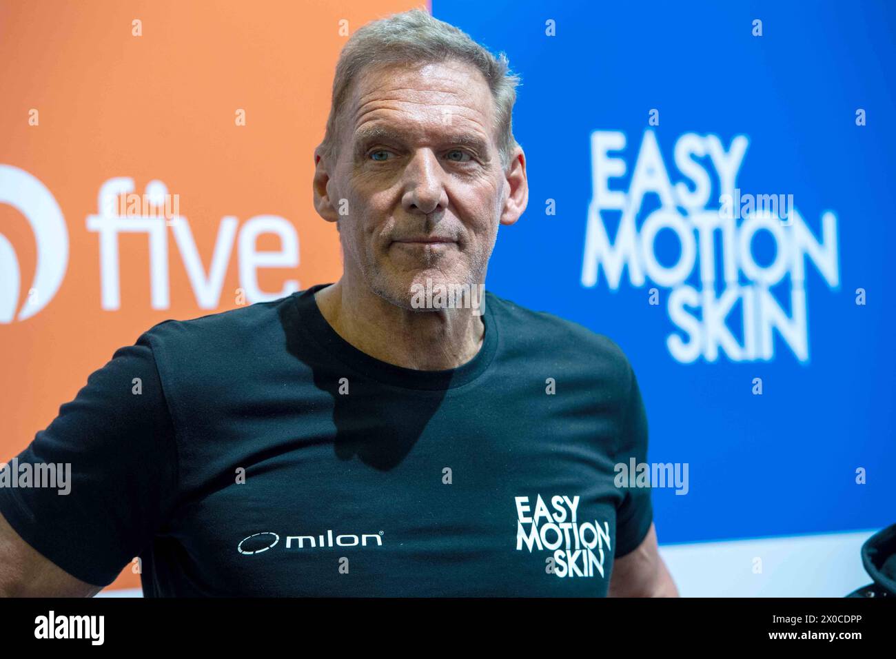 Ralf MOELLER, Möller, Bodybuilder und Schauspieler, Messe FIBO in Koeln am 11.04.2024, *** Ralf ...