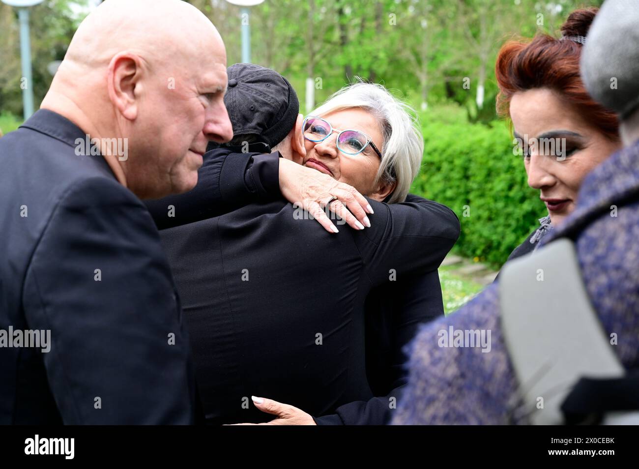 Gedenkfeier für den verstorbenen Gitarristen von City, Fritz Puppel, im ...