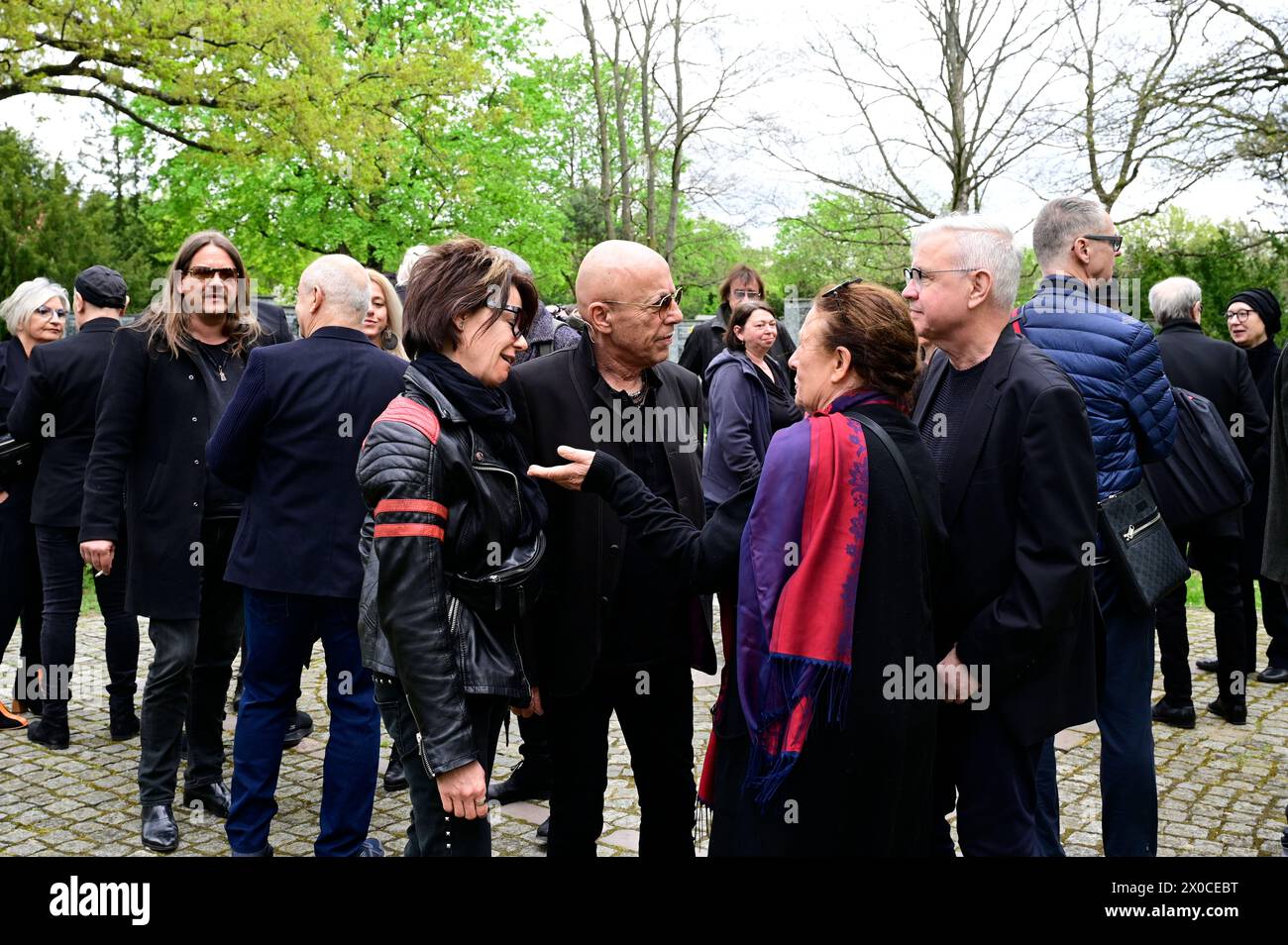 Gedenkfeier für den verstorbenen Gitarristen von City, Fritz Puppel, im ...