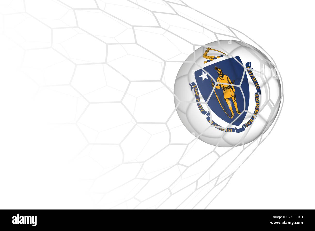 Flag massachusetts state in Cut Out Stock Images & Pictures - Alamy