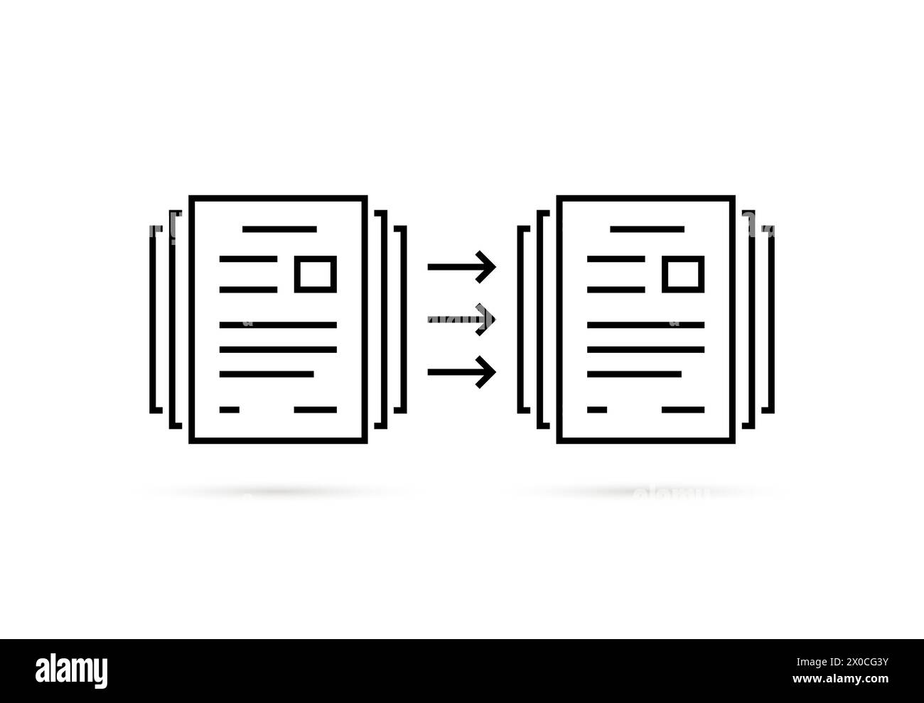 Copy file duplicate document hi-res stock photography and images - Alamy