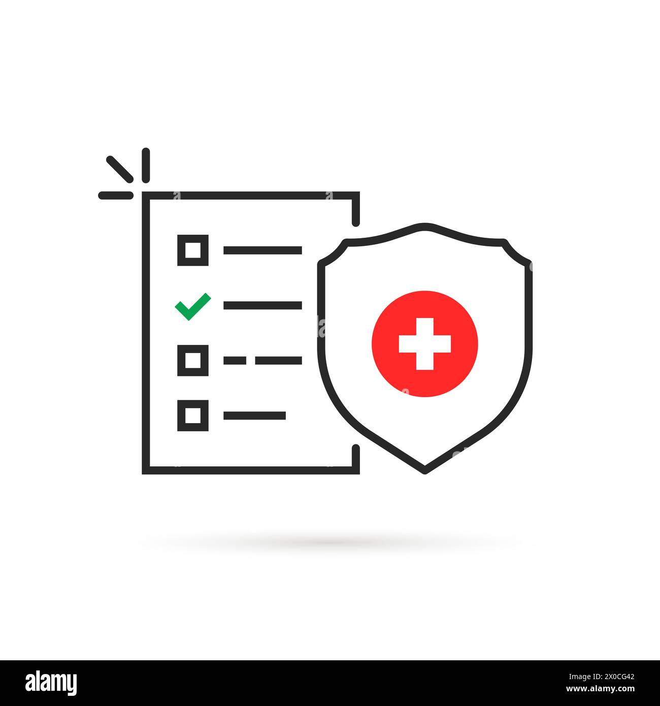 thin line test result like medical form Stock Vector Image & Art - Alamy