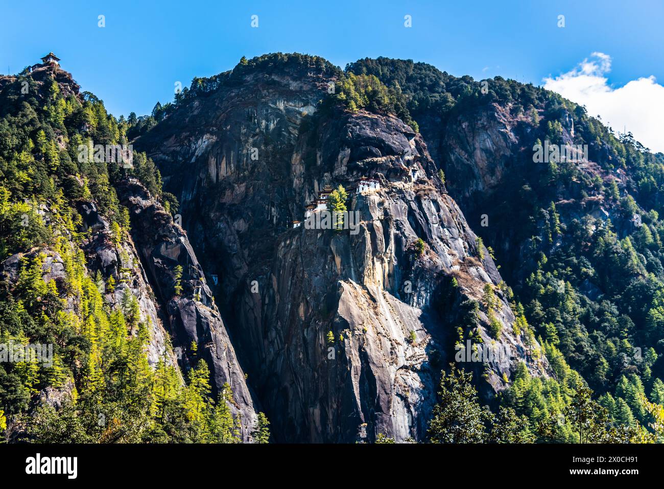 Taktshang Goemba, Tiger's Nest Monastery in Bhutan, View from afar ...