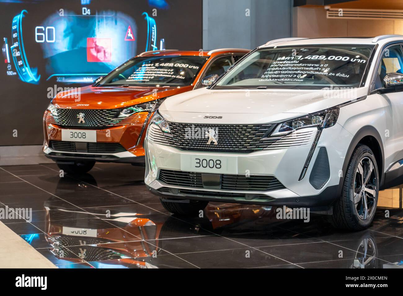 Peugeot 3008 crossover suv. Thailand, Bangkok 14 march 2024 Stock Photo ...