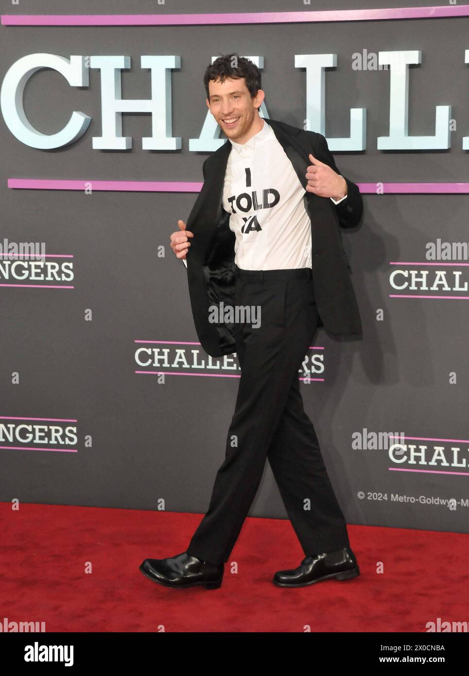 Challengers UK film premiere Josh O Connor at the Challengers UK film ...