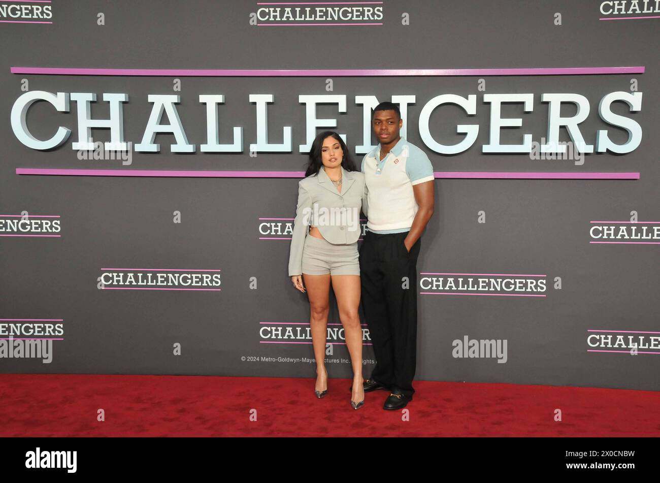 Challengers UK film premiere Mabel Mabel McVey and Preye Crooks at the ...