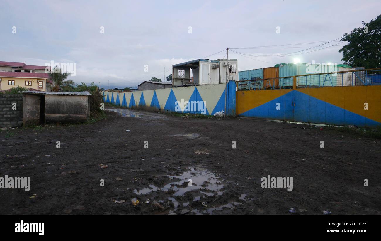 Views of life in Malabo, Equatorial Guinea. Street life merges with ...