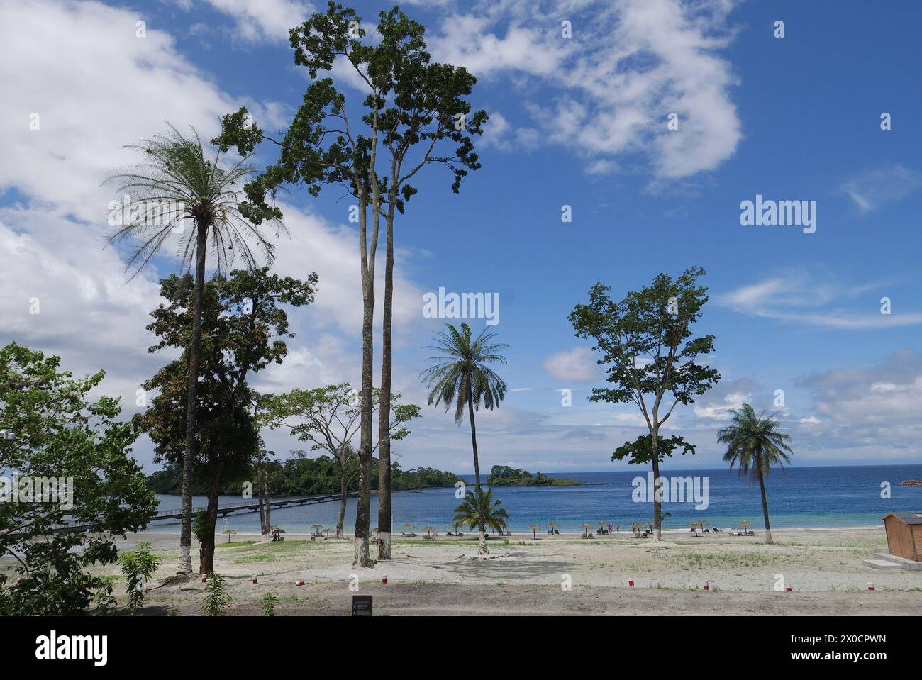 Views of life in Malabo, Equatorial Guinea. Street life merges with ...