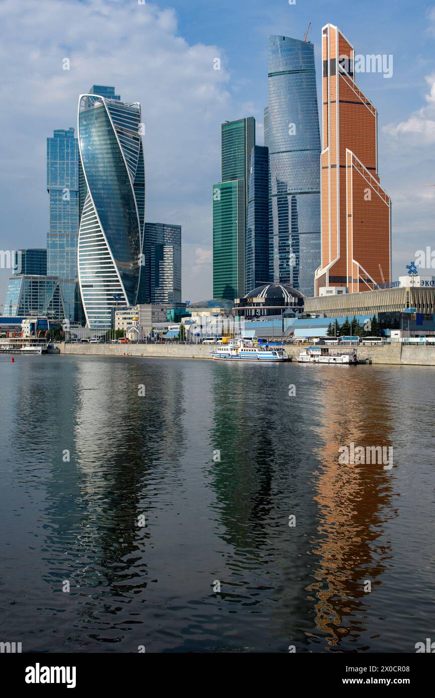 Moscow, Russia - 22 Aug 2017: A harmonious blend of architectural ...