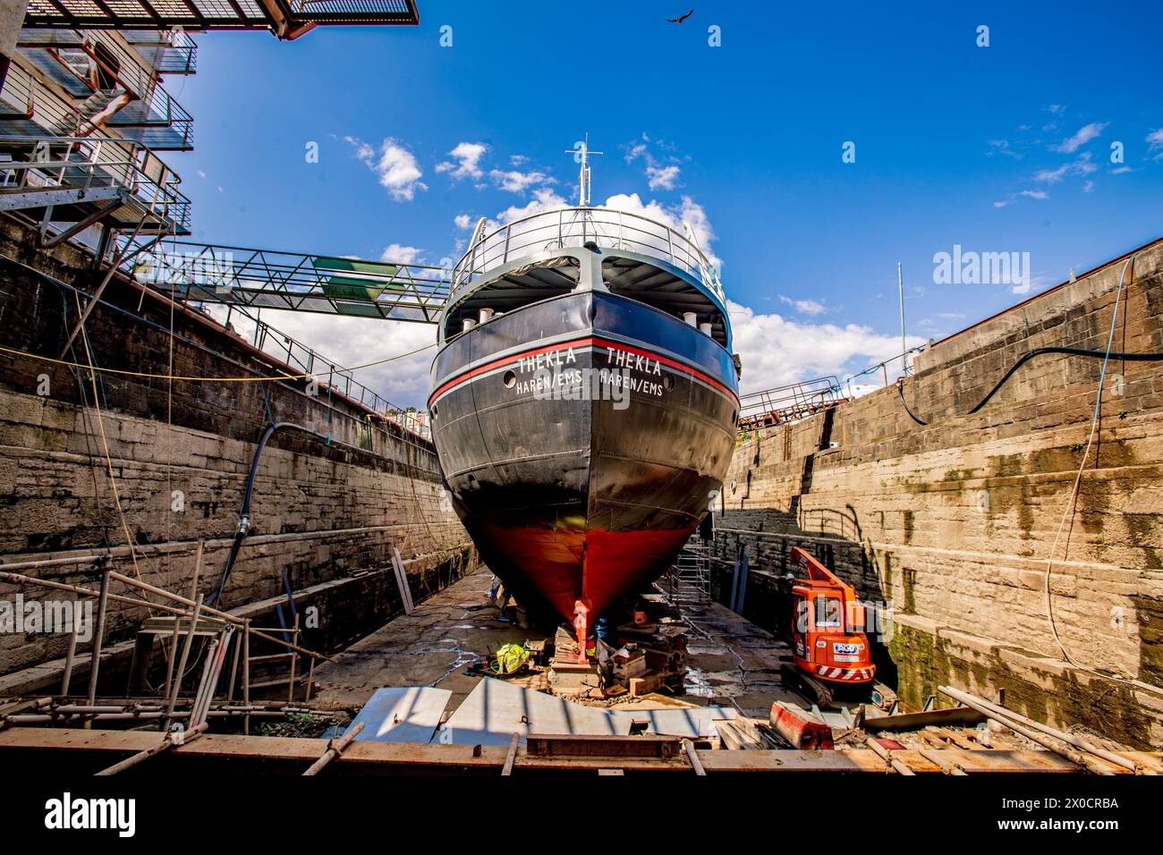 Thekla, Bristol's only floating music venue, getting a new hull fitted ...