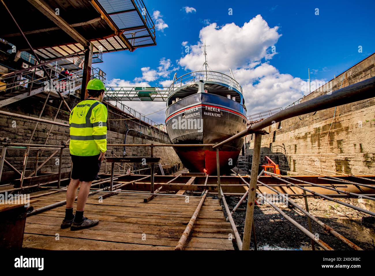 Thekla, Bristol's only floating music venue, getting a new hull fitted ...