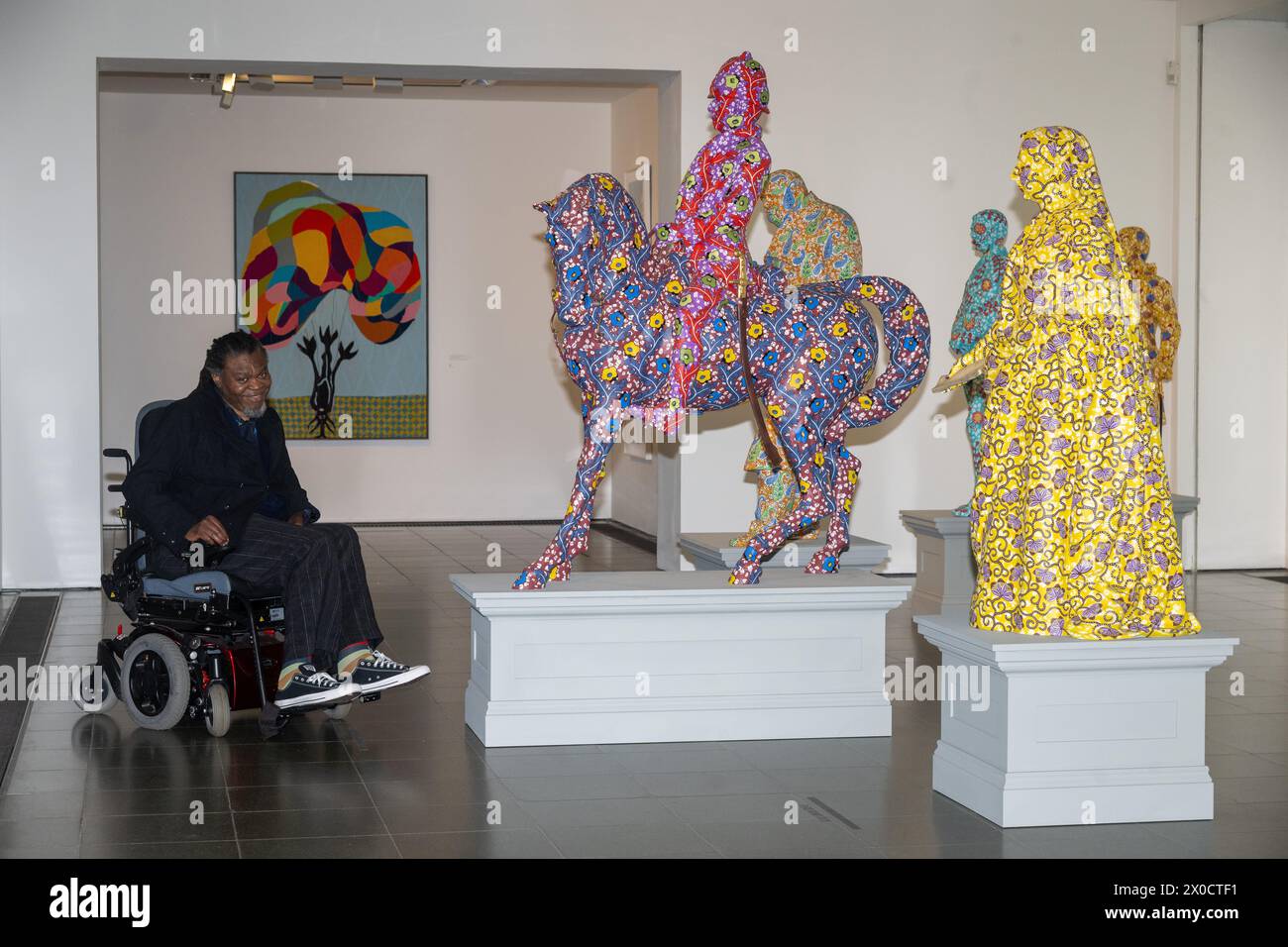 11/04/2024. London, UK Yinka Shonibare (Pictured) with the Decolonised ...