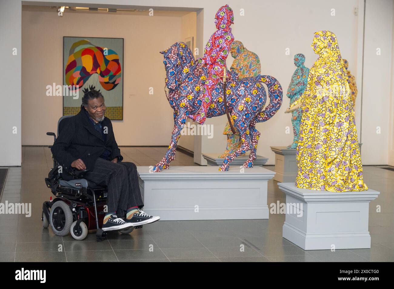 11/04/2024. London, UK Yinka Shonibare (Pictured) with the Decolonised ...