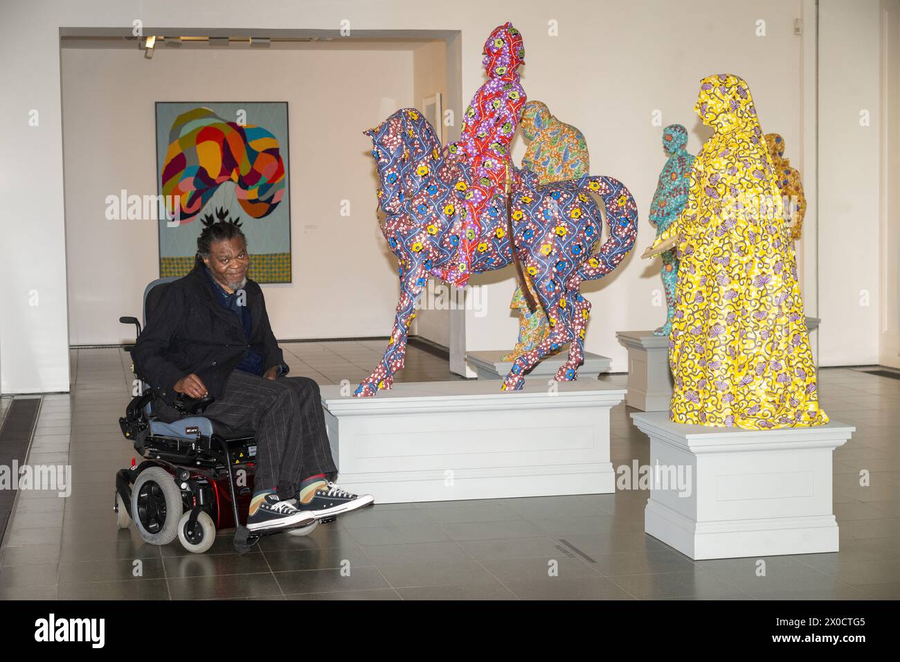 11/04/2024. London, UK Yinka Shonibare (Pictured) with the Decolonised ...