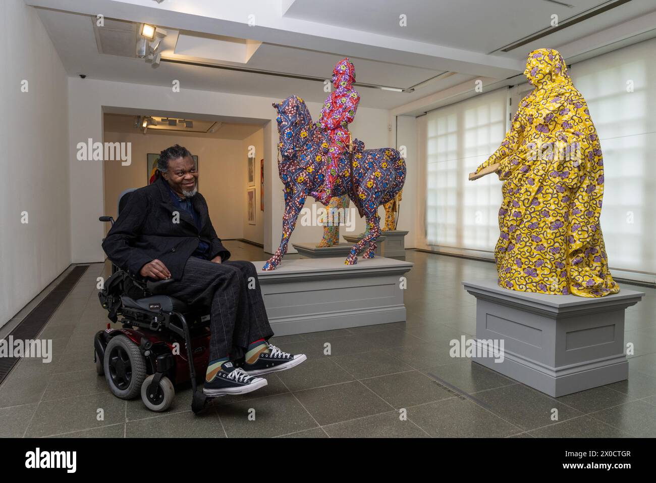 11/04/2024. London, UK Yinka Shonibare (Pictured) with the Decolonised ...