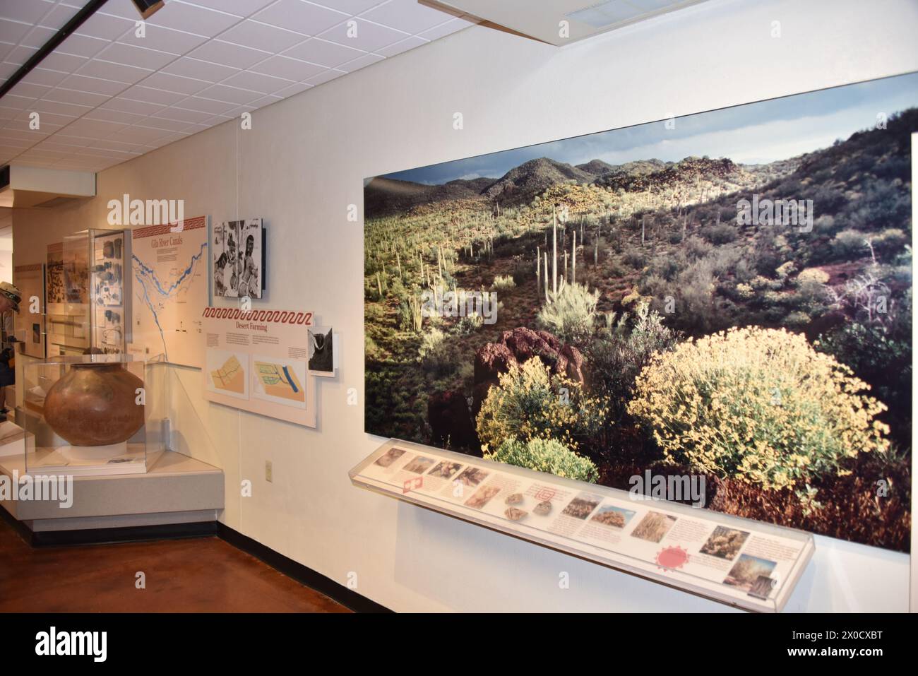 Coolidge, AZ., U.S.A., 3/16/2024. Casa Grande Ruins National Monument ...