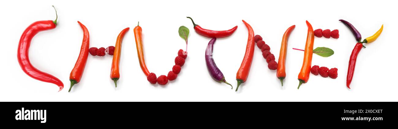 Vegetarian food word text Cut Out Stock Images & Pictures - Alamy