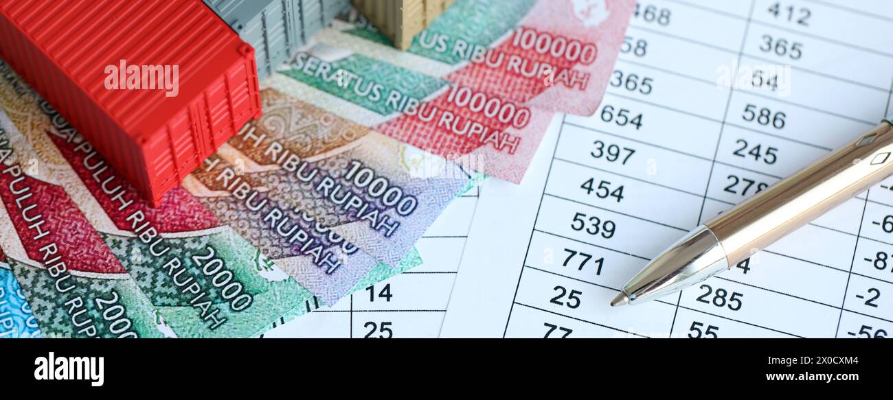 Global business container cargo ship in import export business logistic ...