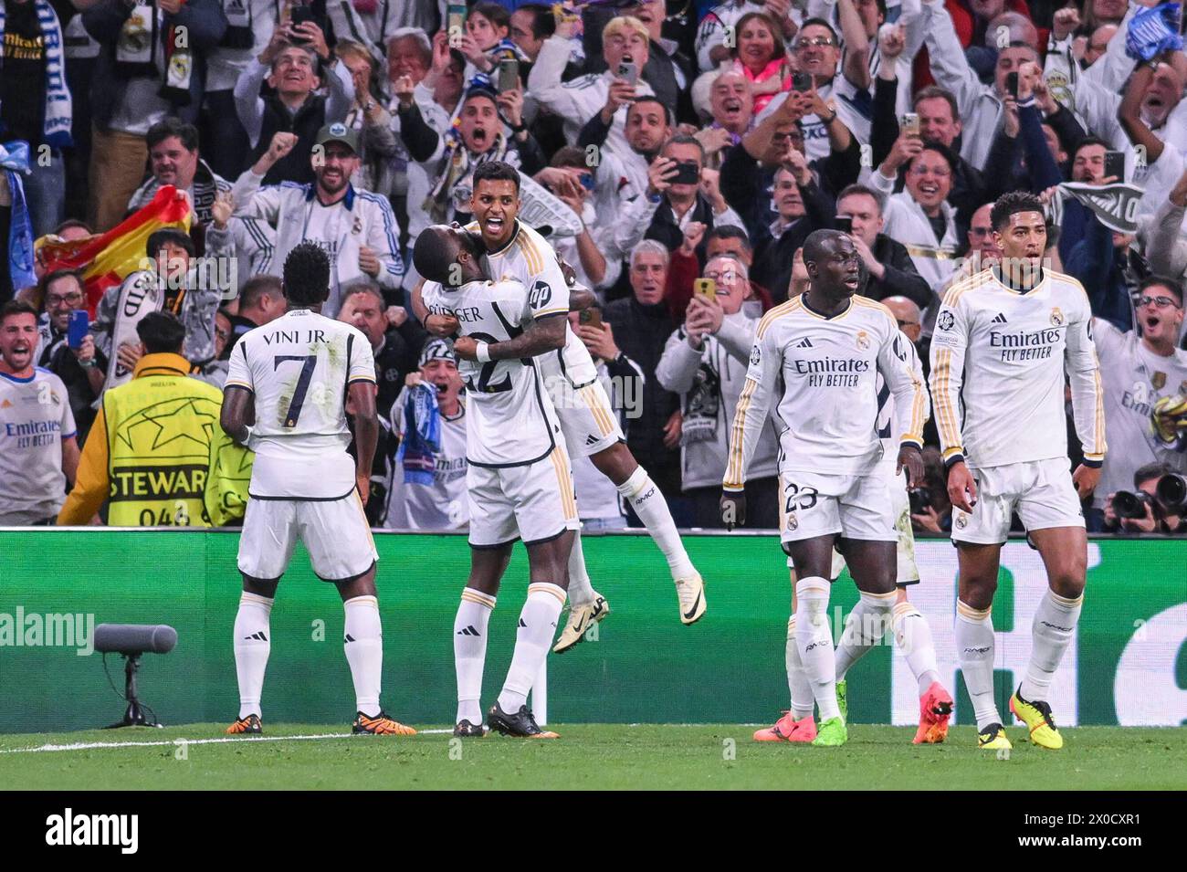 9th April 2024: Santiago Bernabeu, Madrid, Spain: UEFA Champions League ...