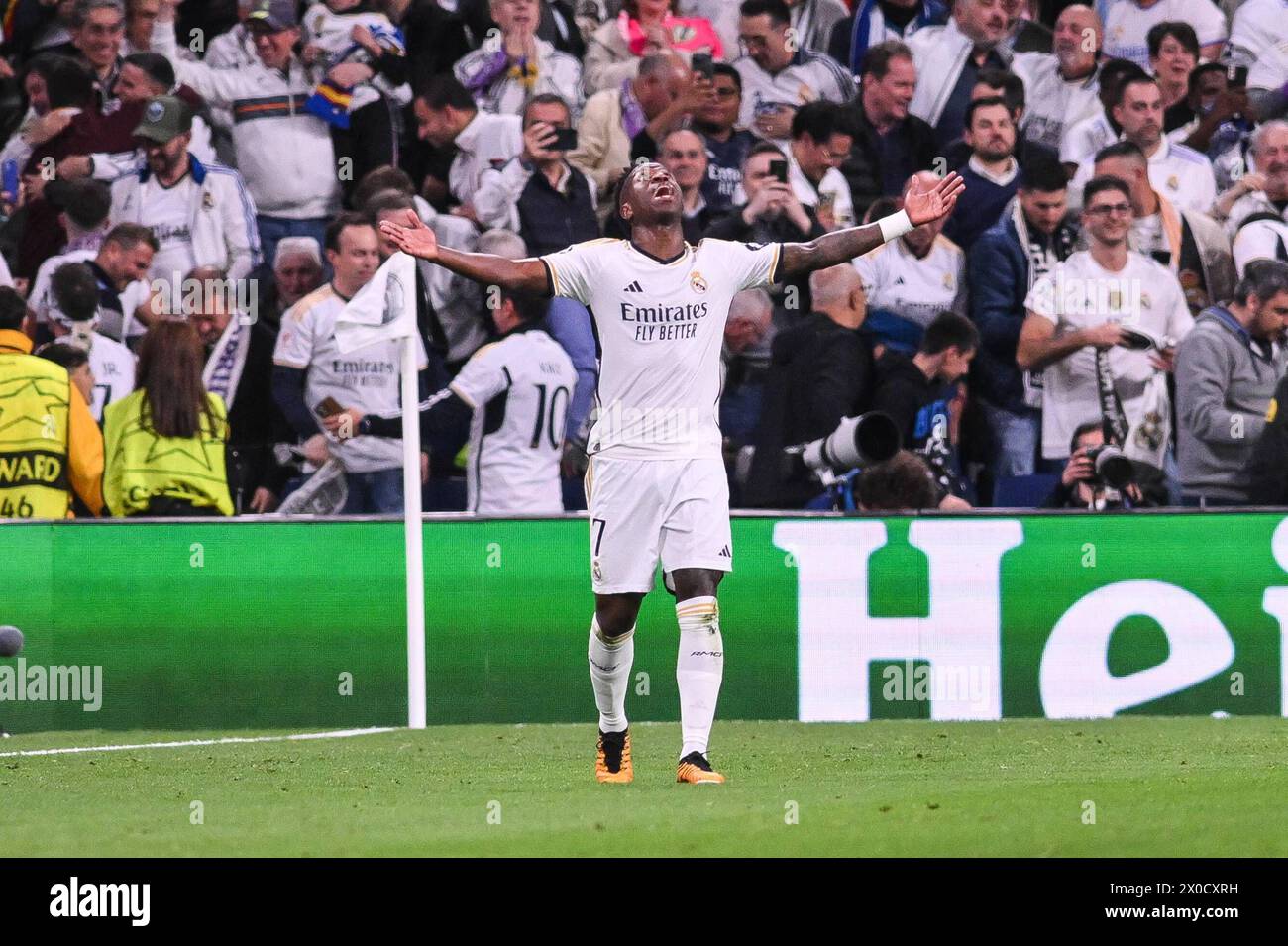 9th April 2024: Santiago Bernabeu, Madrid, Spain: UEFA Champions League ...