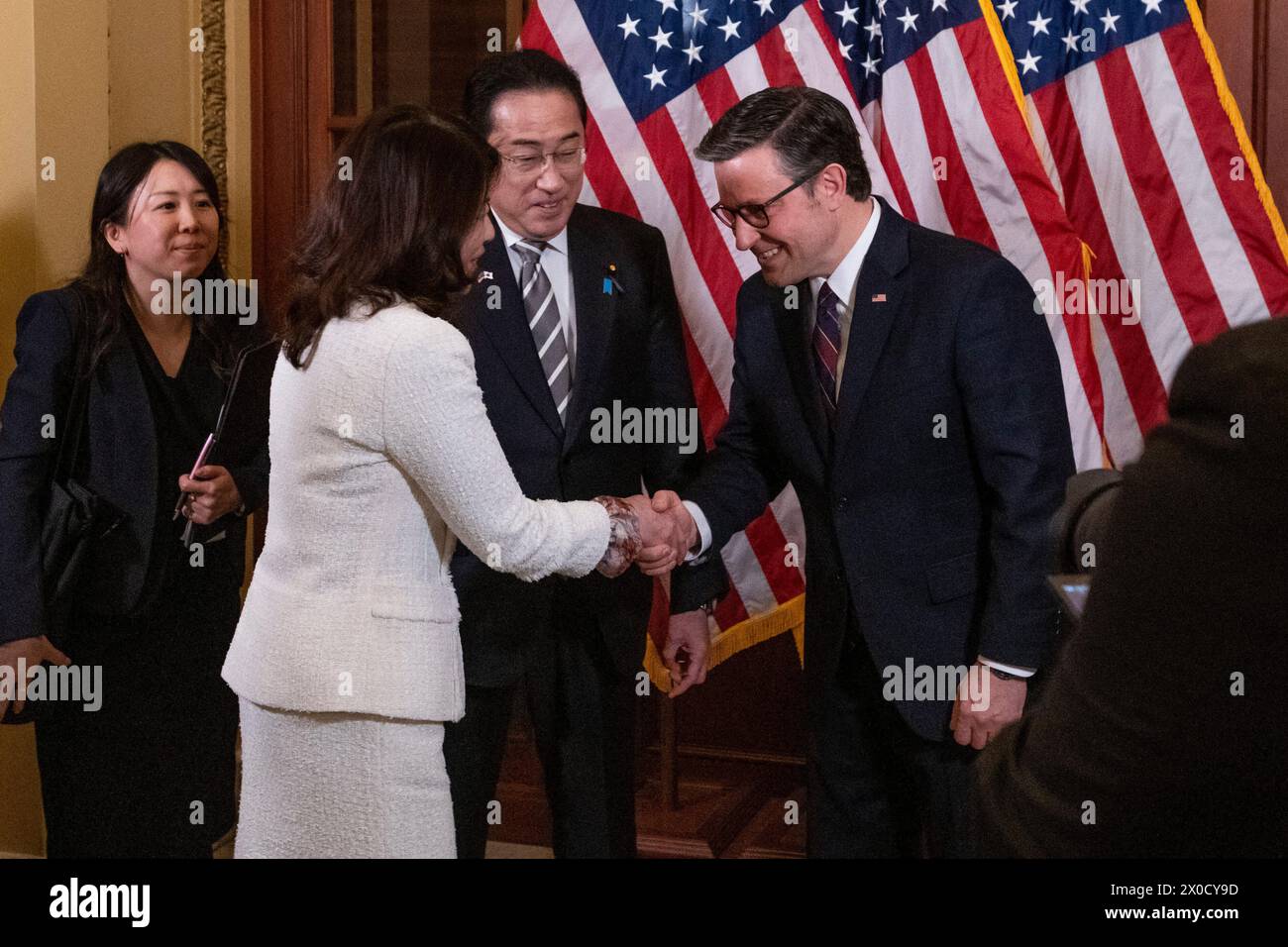 Washington, United States. 11th Apr, 2024. Speaker of the US House of ...