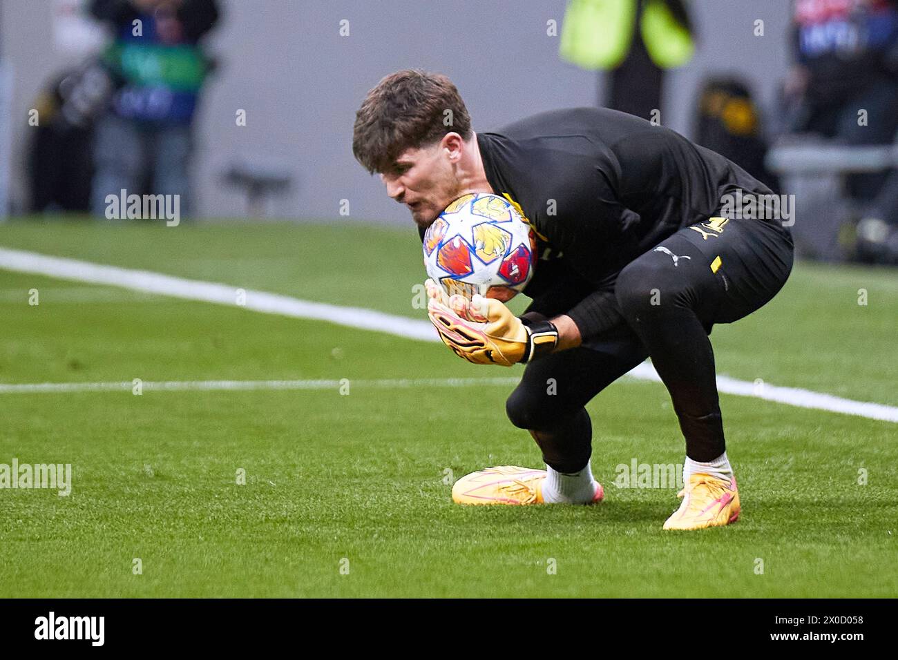 MADRID, SPAIN - APRIL 10: Gregor Kobel, Goalkeeper of Borussia Dortmund ...