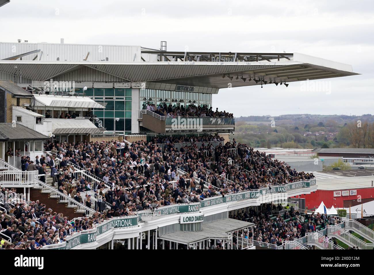 A general view of the grandstand on day one of the 2024 Randox Grand ...