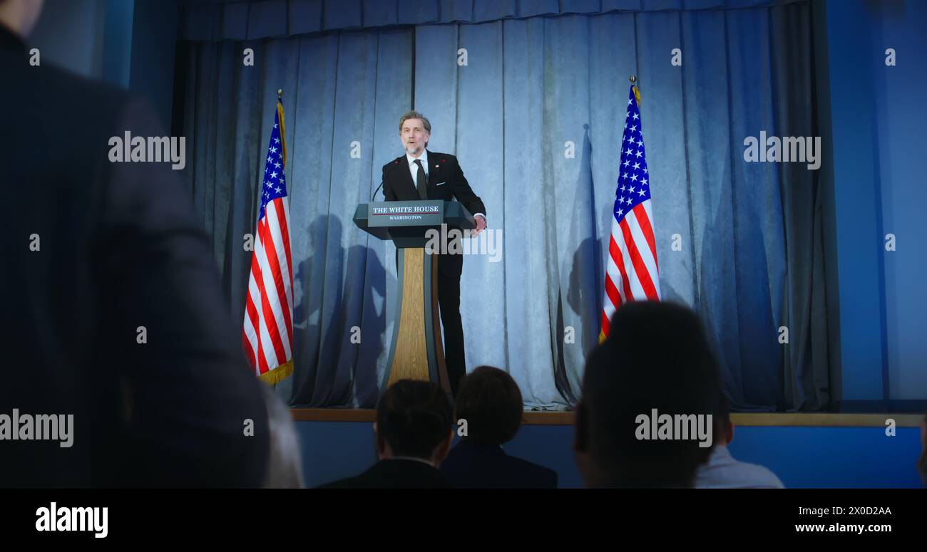 Presidential of USA candidate delivers campaign speech, answers ...