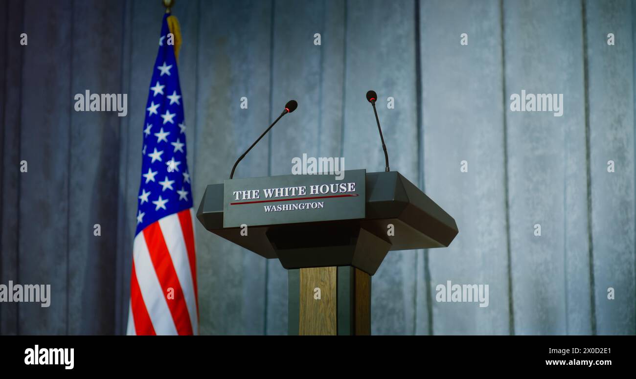 Speech tribune for government representative of the United States or ...